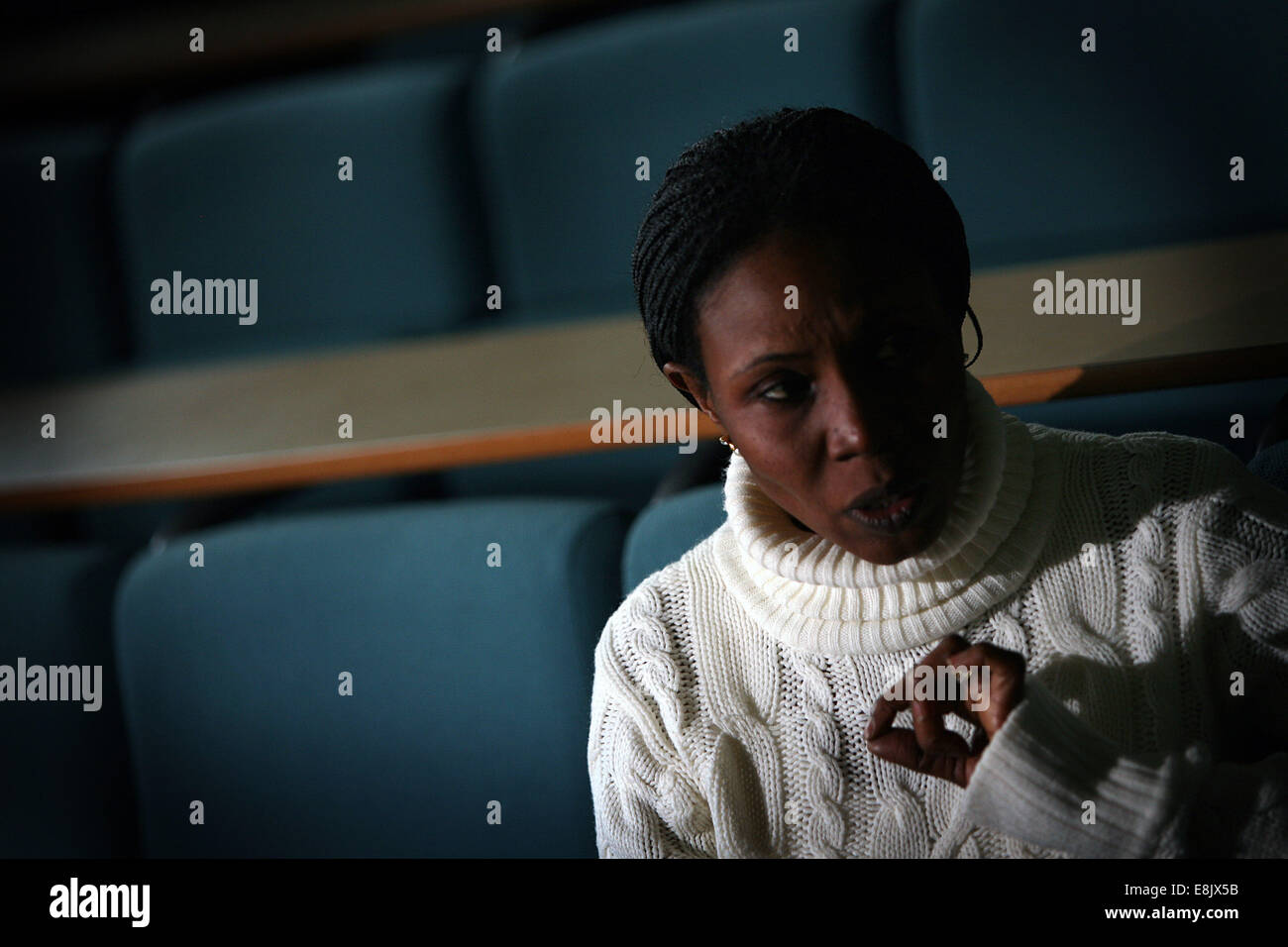 Mende Nazer at Manchester University where she was talking about her ...
