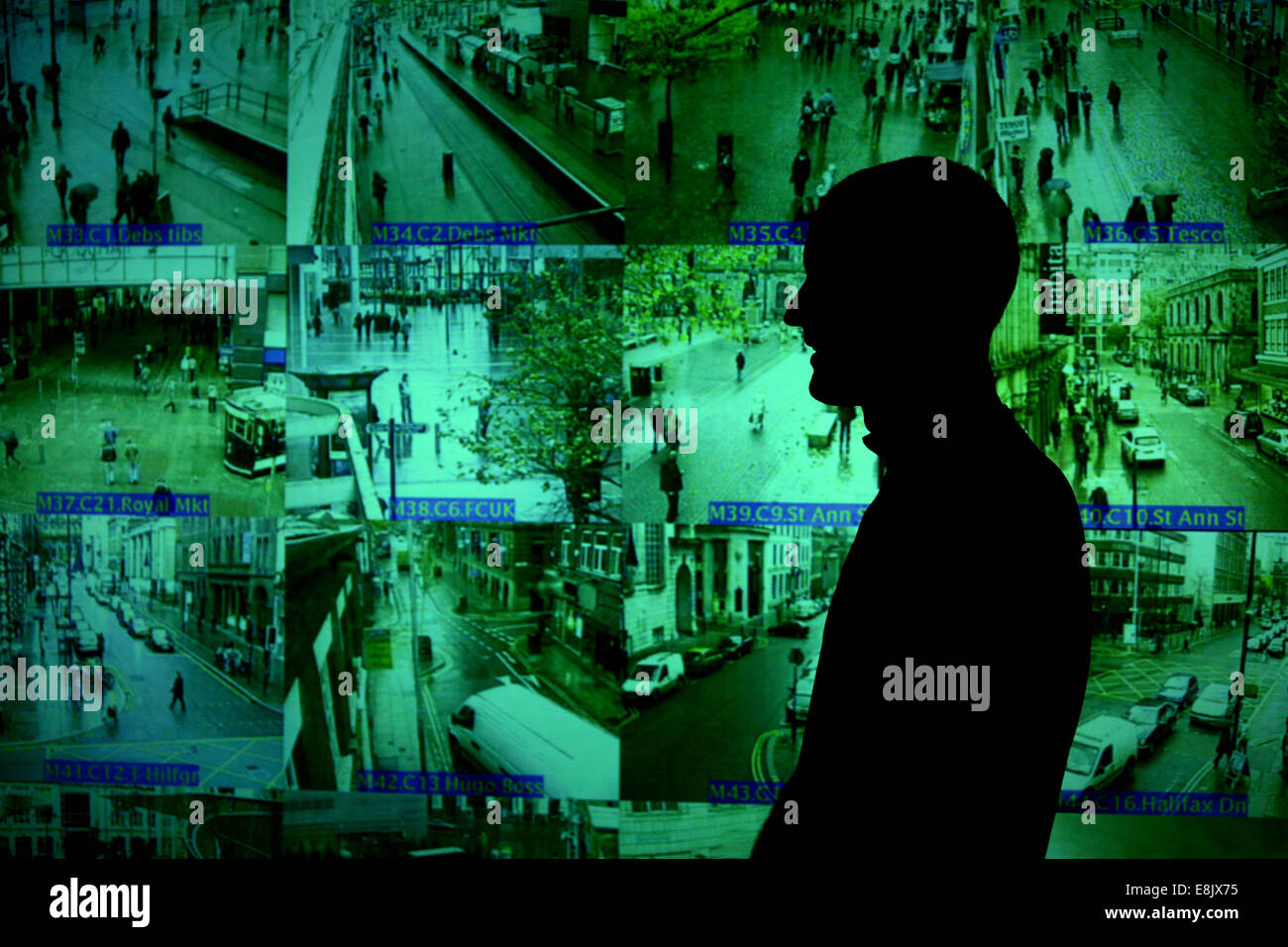 Cctv control room tv screens hi-res stock photography and images - Alamy
