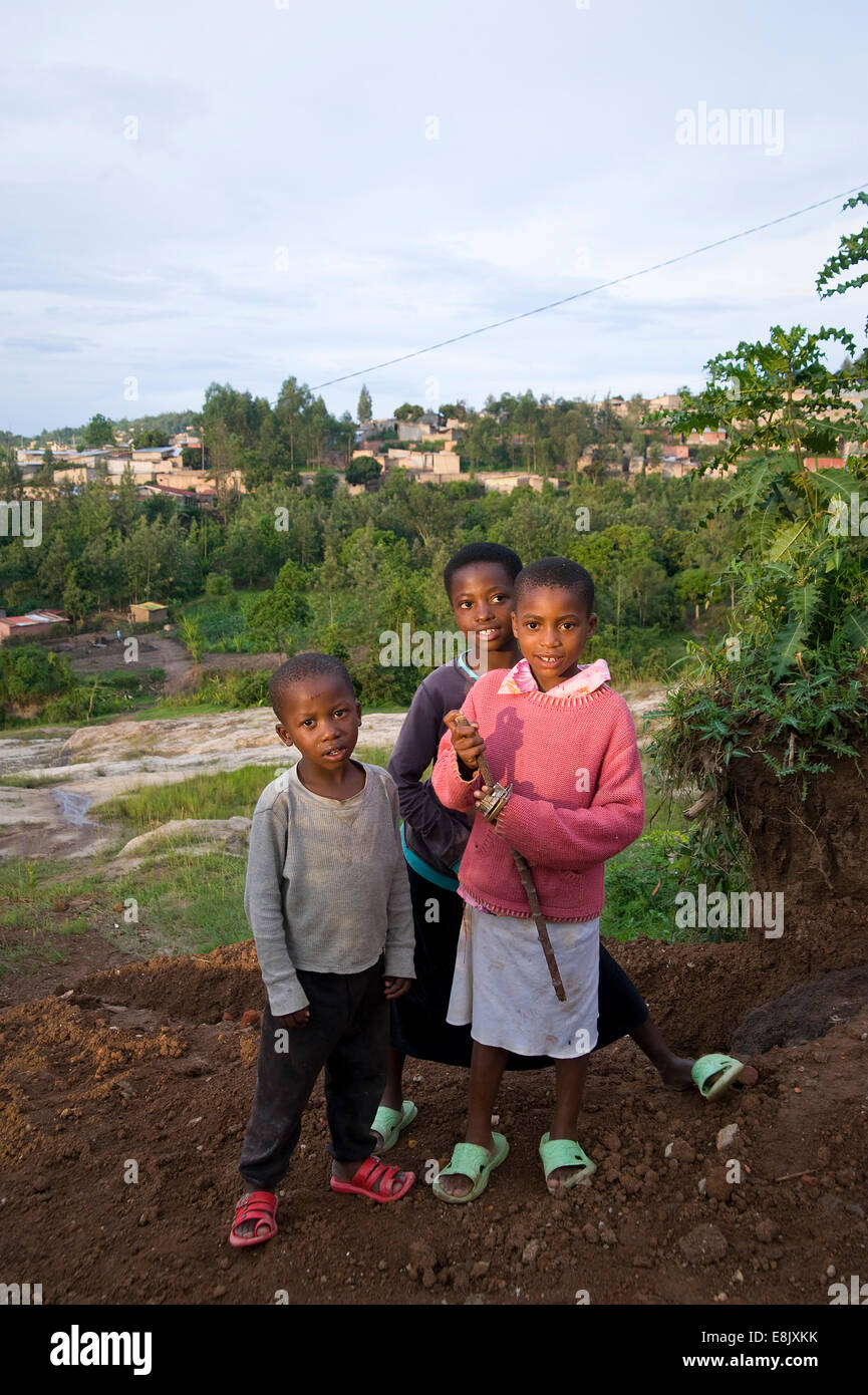 RWANDA, KIGALI: There is lots of nature in the capital, green rolling ...