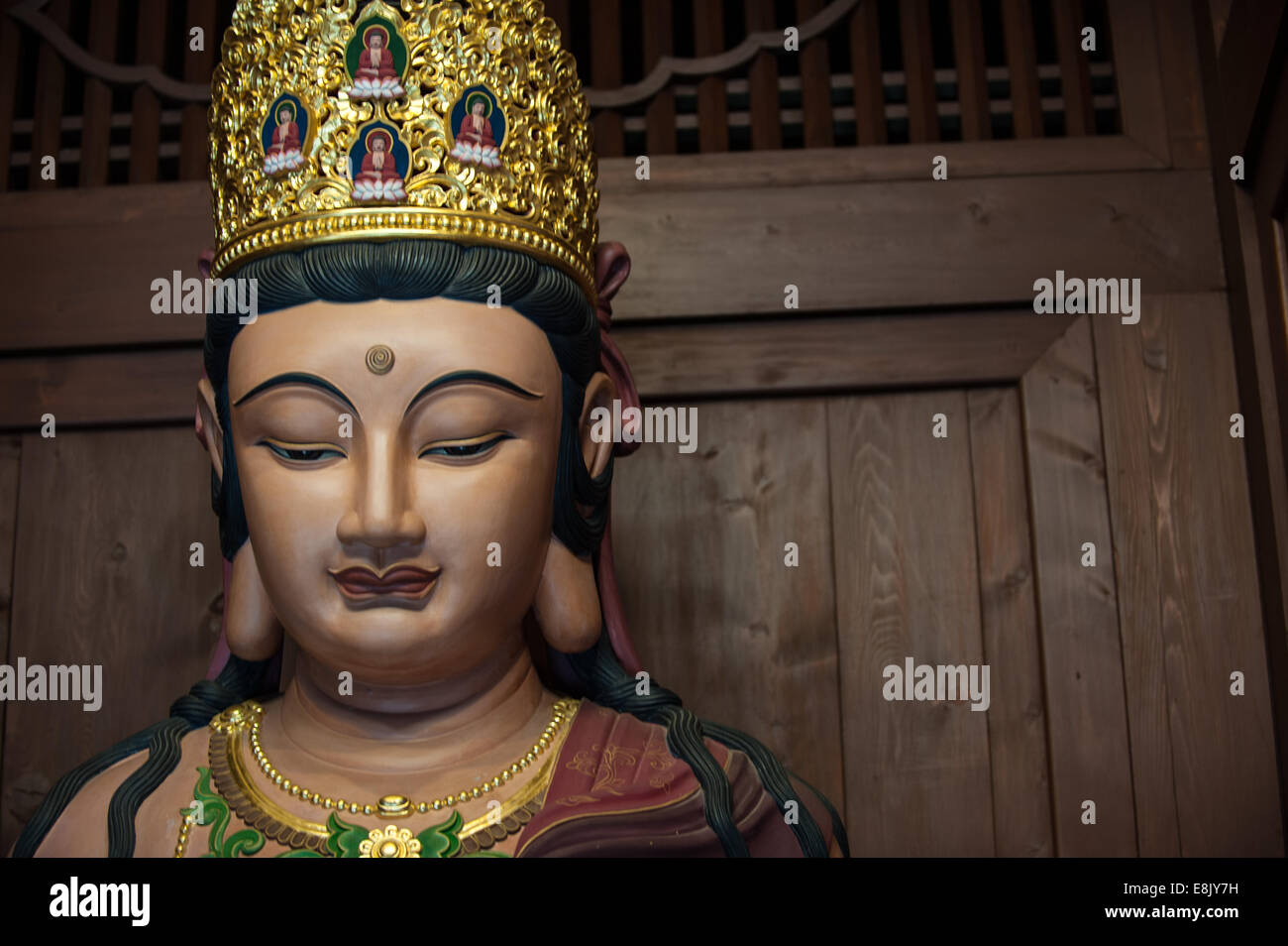 Gold Buddha Chi Lin Buddhist Nunnery, Hong Kong, China Stock Photo - Alamy