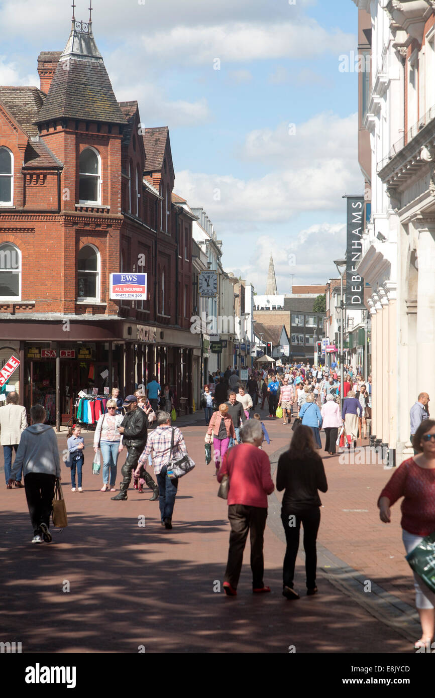 Ipswich town centre shopping hi-res stock photography and images - Alamy