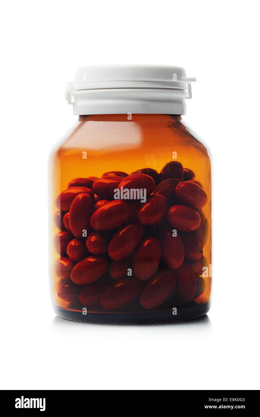 Supplement bottle hi-res stock photography and images - Alamy