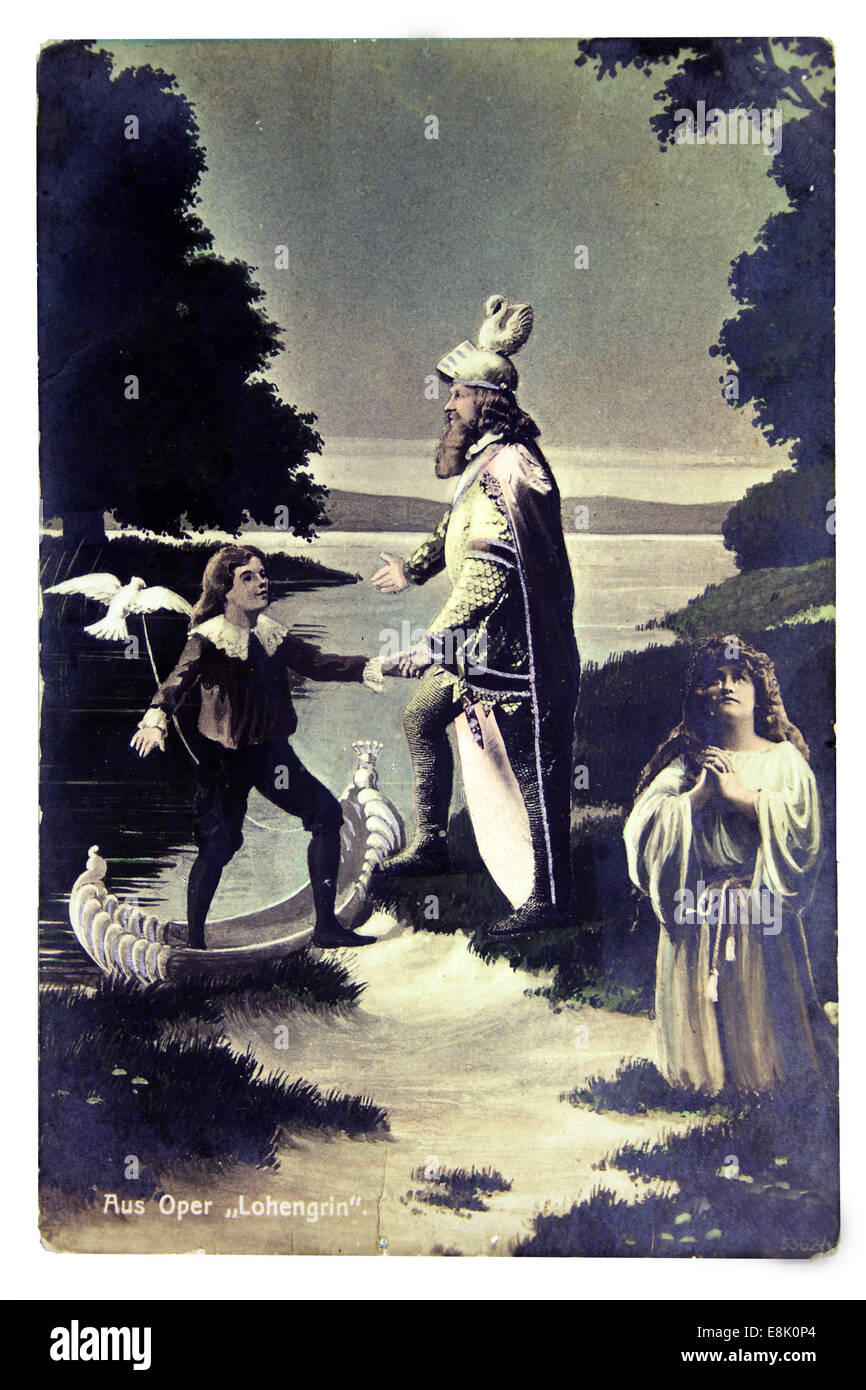 Vintage opera scene illustration Cut Out Stock Images & Pictures - Alamy