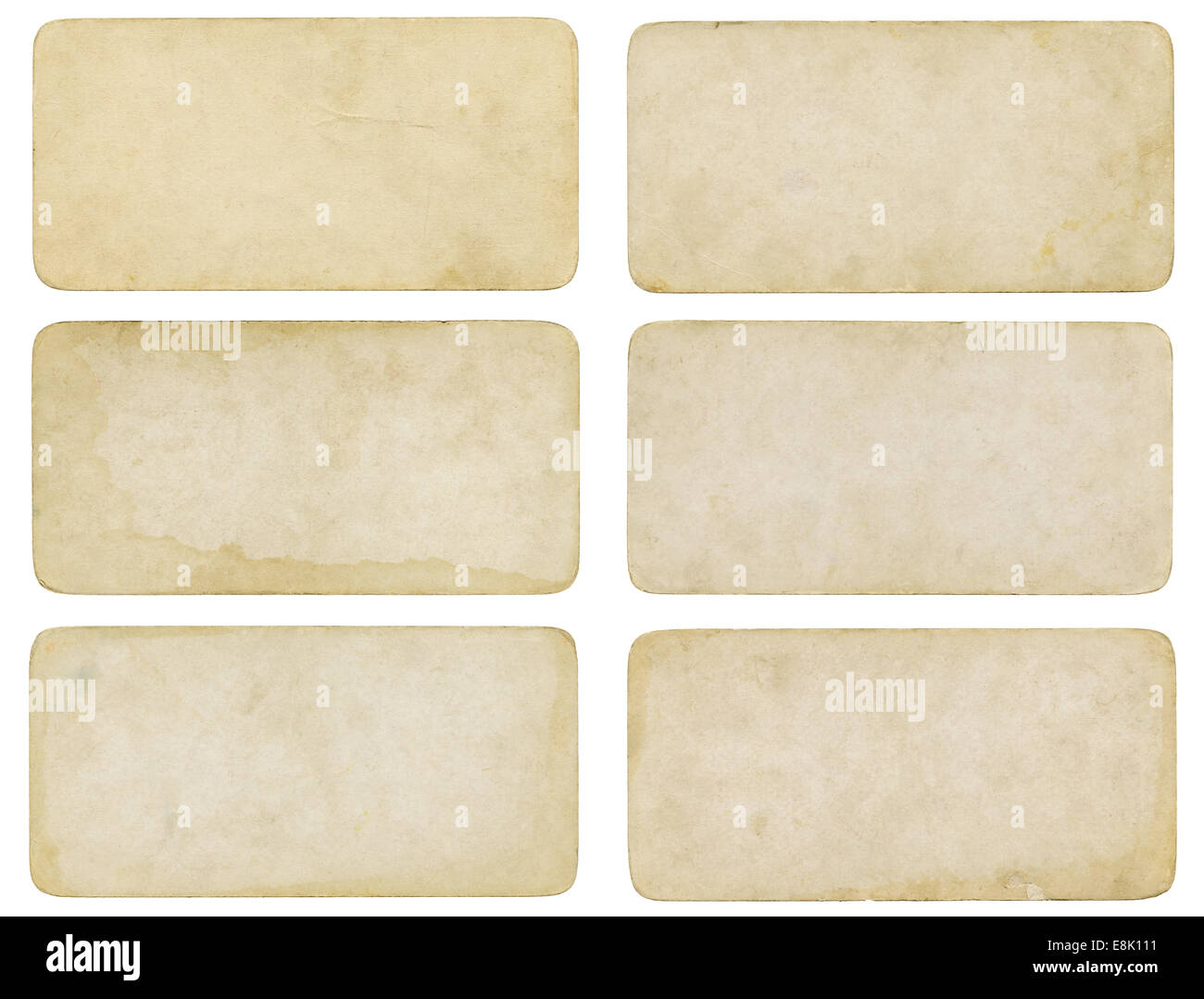 Set of old paper Stock Photo - Alamy