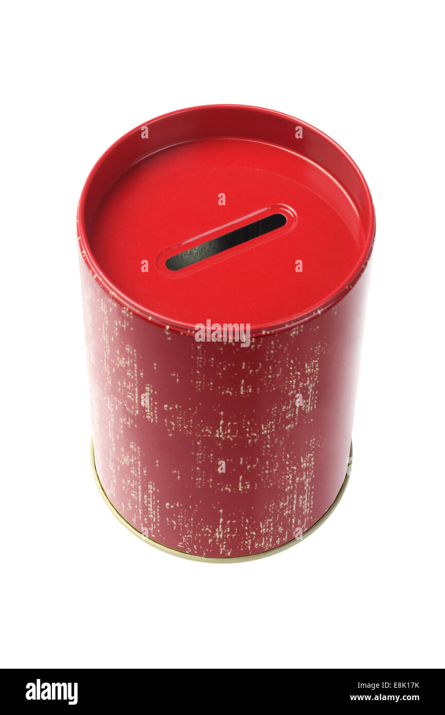 Coin donation tin box hi-res stock photography and images - Alamy
