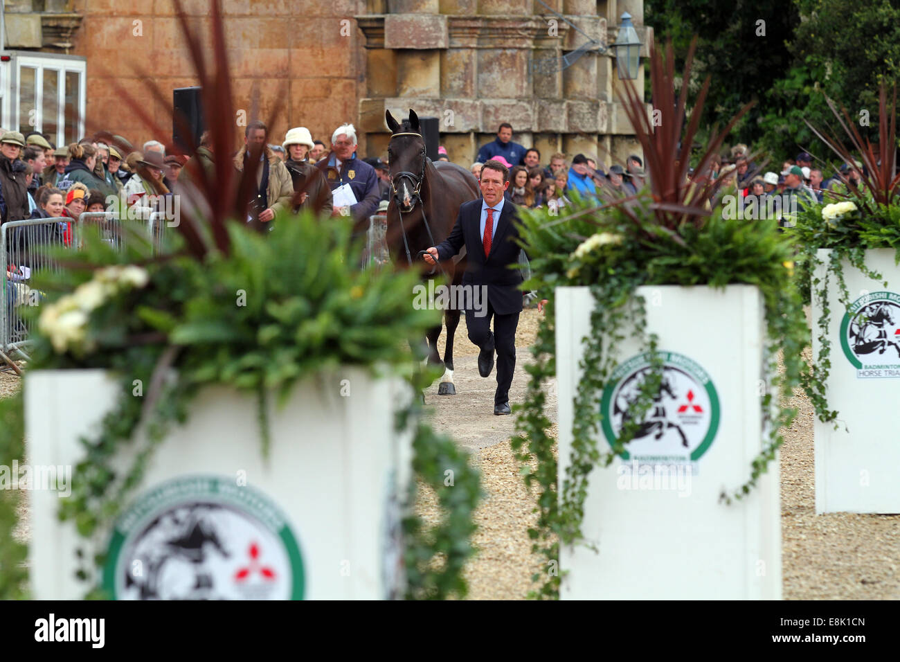 Austin O'Connor with Ringwood Mississippi trot up at Badminton 2014 ...