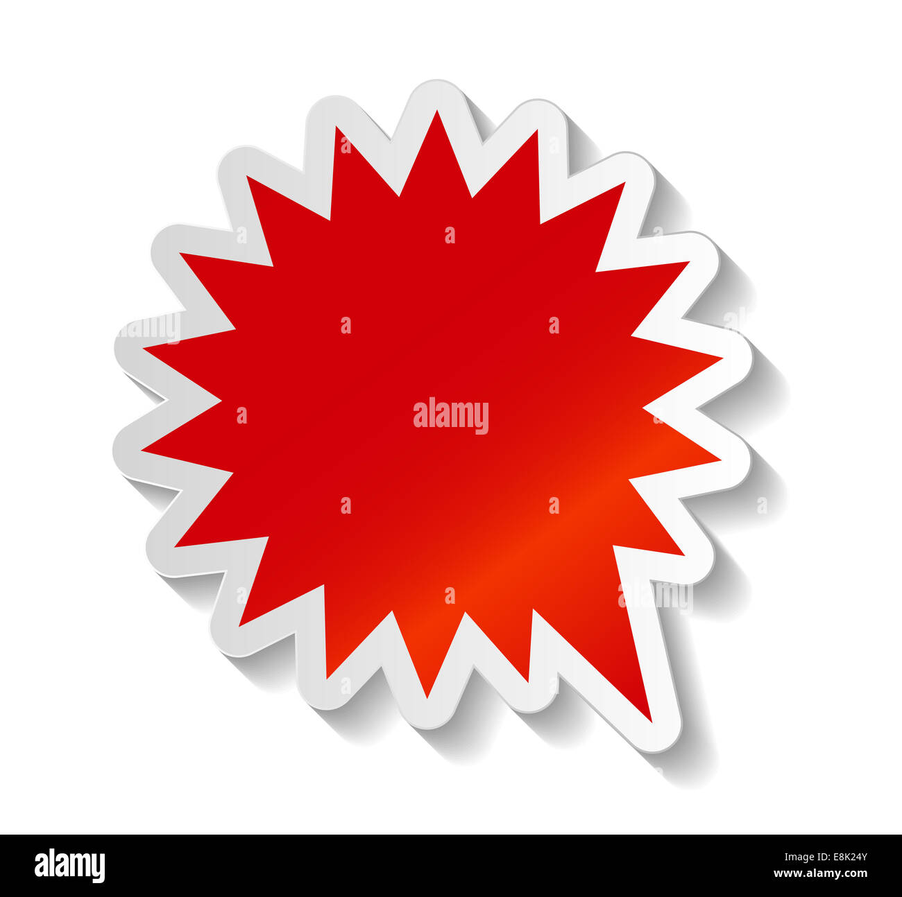 Red Speech Bubbles Stickers Vector Illustration. EPS10 Stock Photo - Alamy