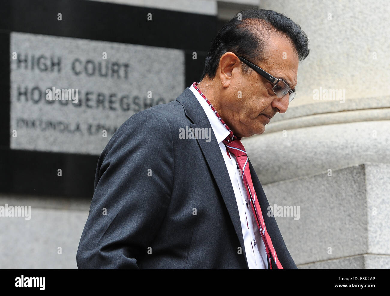 Cape Town, South Africa. 8th October, 2014. Vinod Hindocha, father of ...