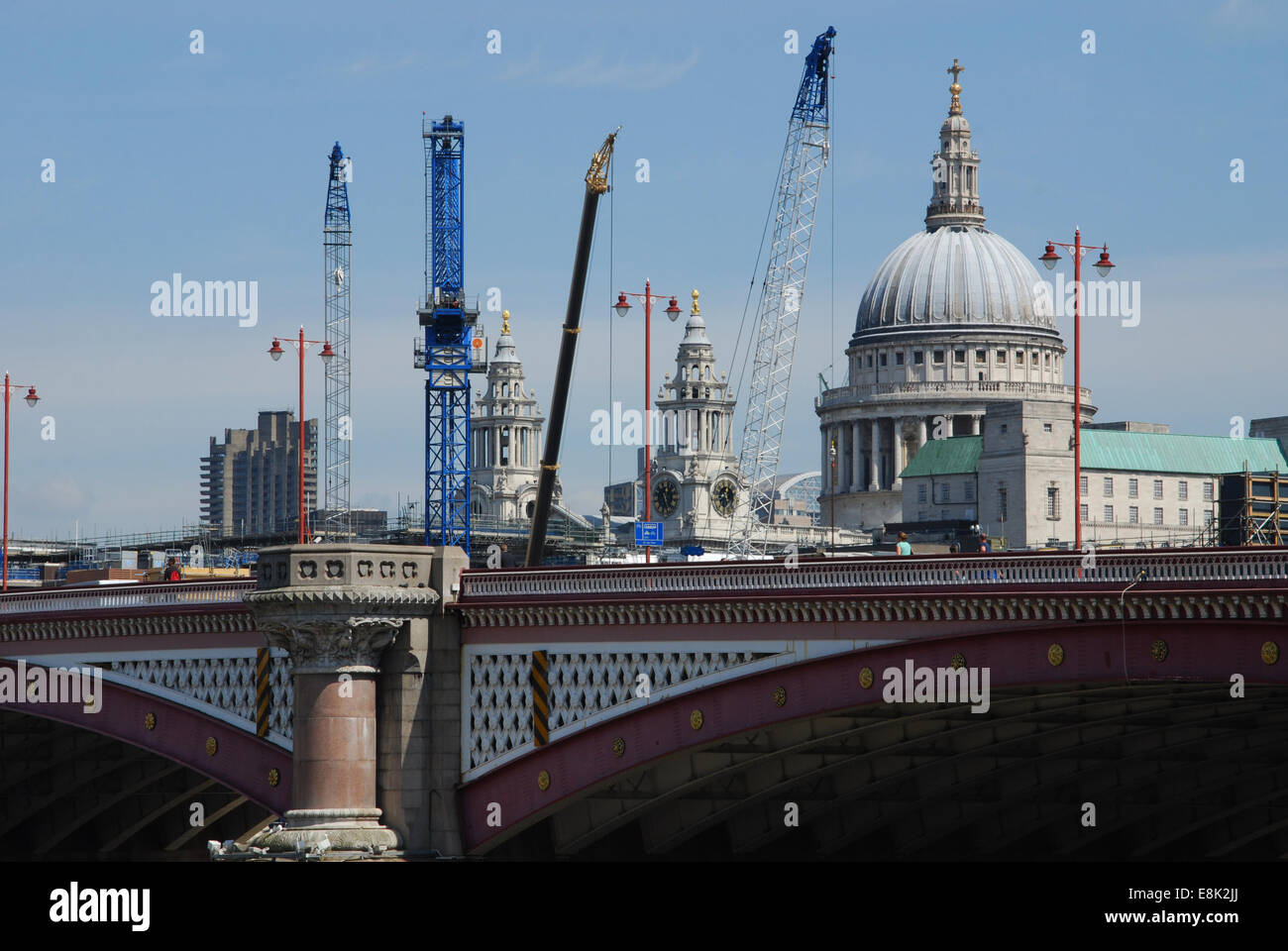 Southwark Bridge London UK Stock Photo - Alamy