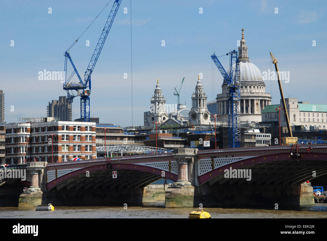 Southwark Bridge London UK Stock Photo - Alamy