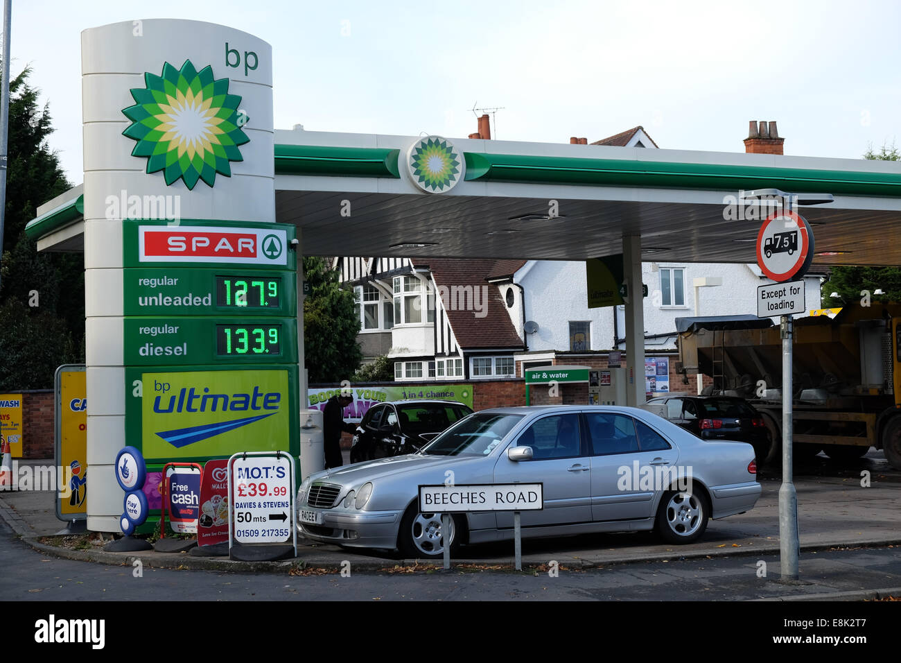 Prices gasoline bp gas station hi-res stock photography and images - Alamy