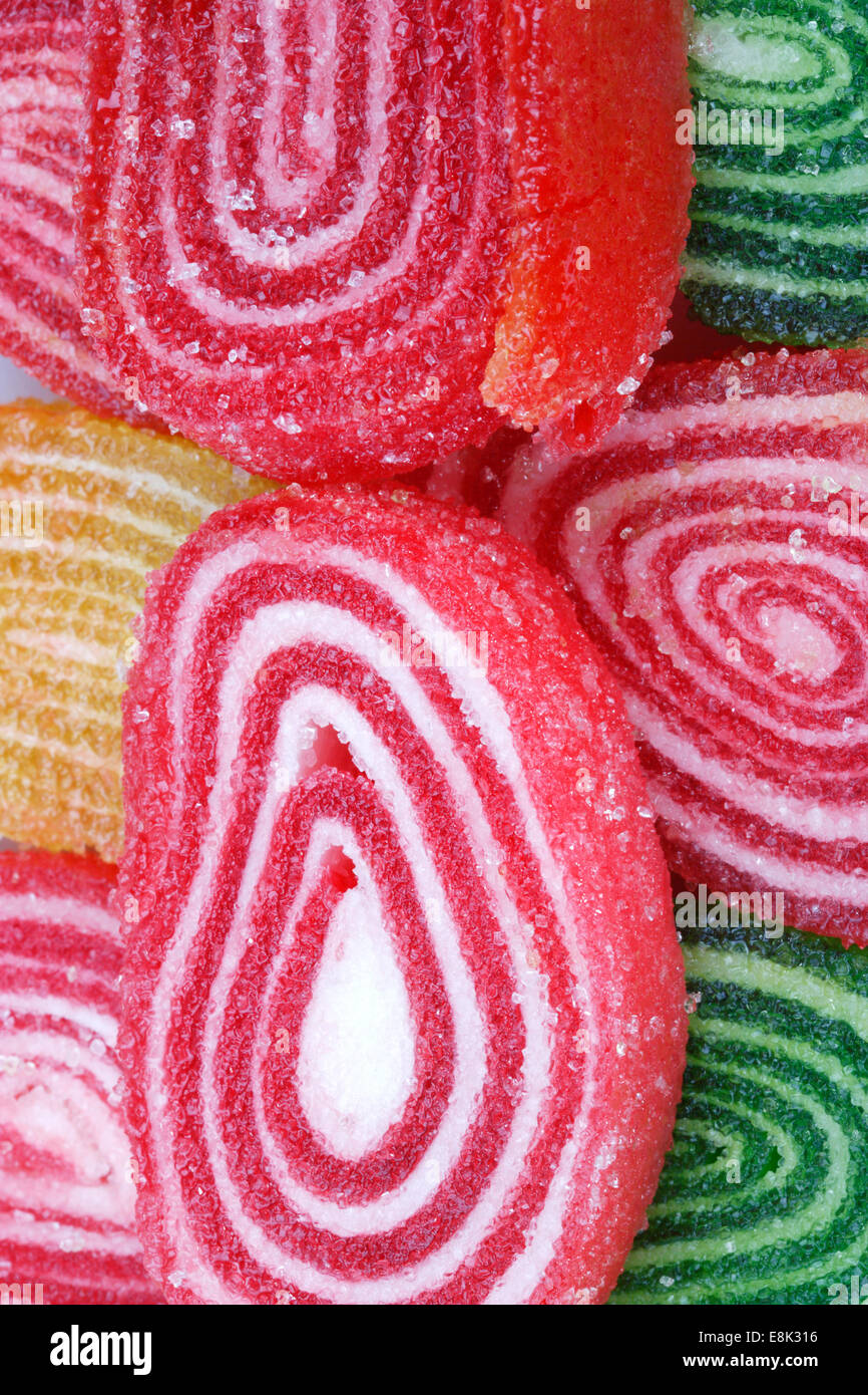 Multicolor Fruit Jelly Stock Photo - Alamy