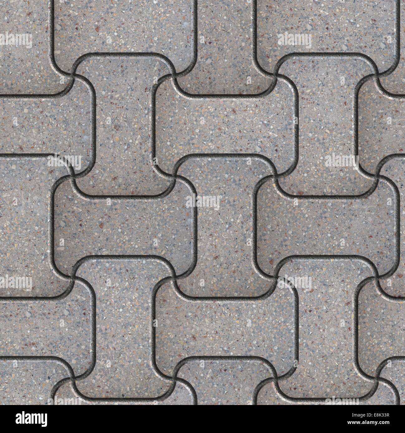 Wavy Gray Paving Slabs Stock Photo - Alamy