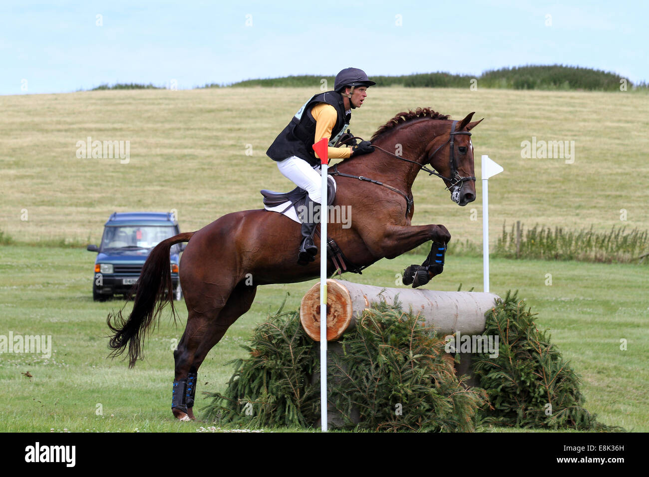 Nick Gauntlett on Cairnside Sir Alex at Barbury Castle Horse Trials ...