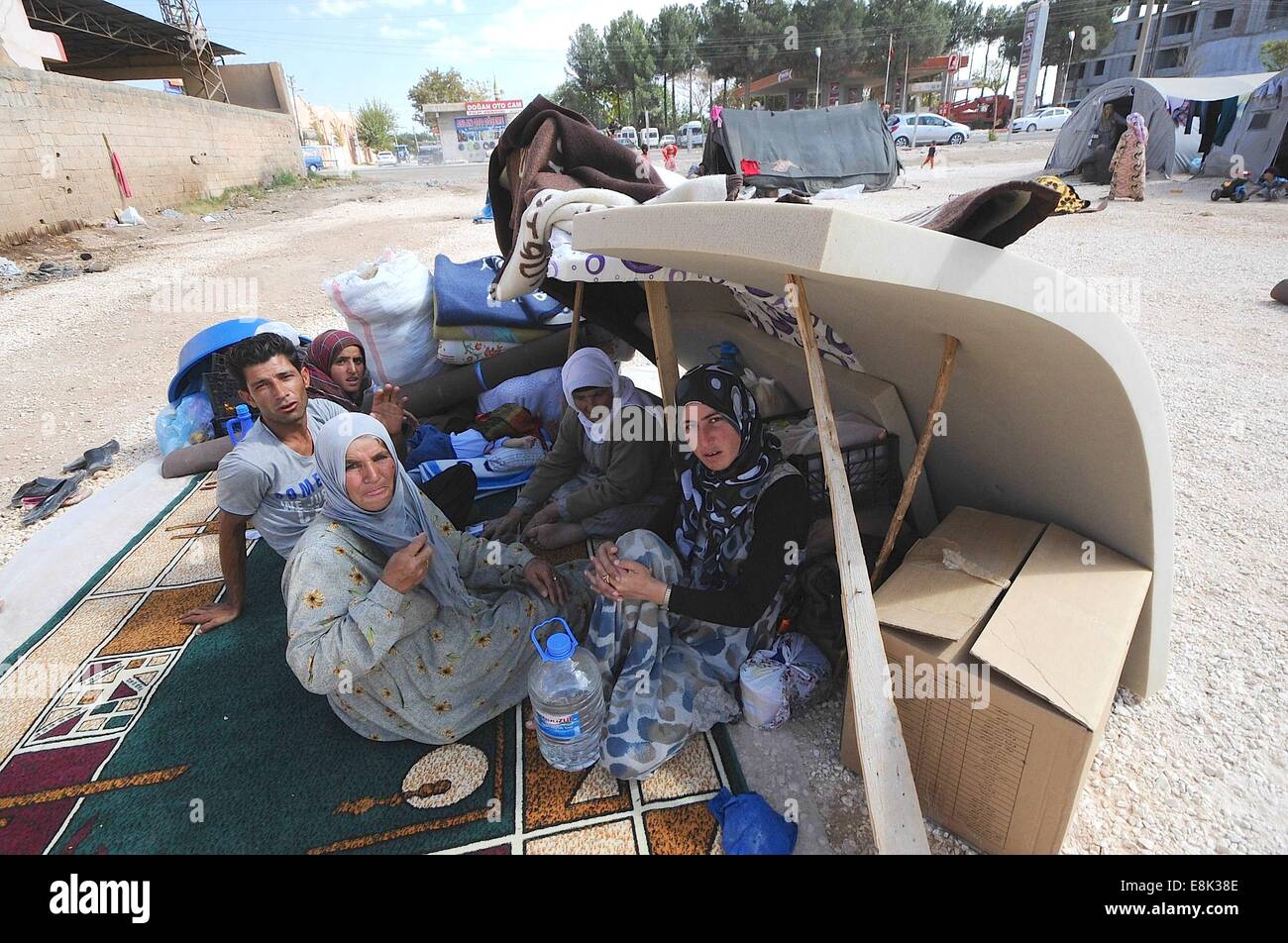 Suruc, Turkey. 9th Oct, 2014. Heavy FIghting on the border between ...