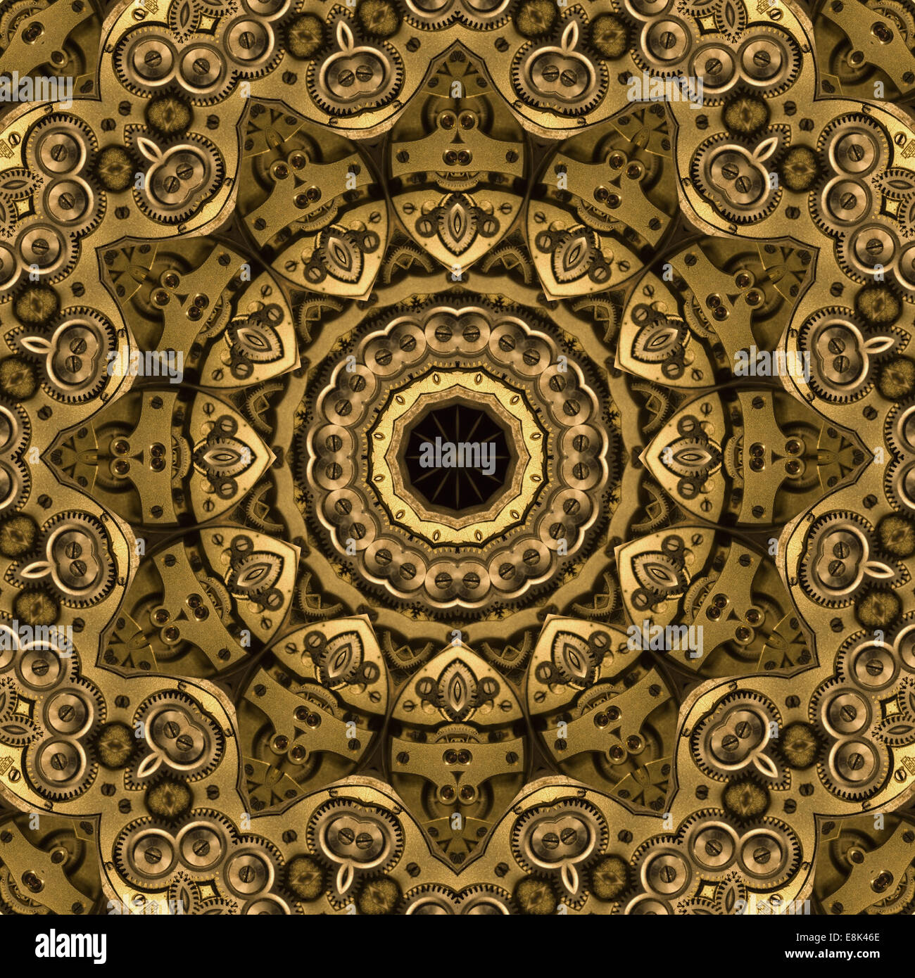 Very detailed ornamental and decorative kaleidoscope illustration Stock ...