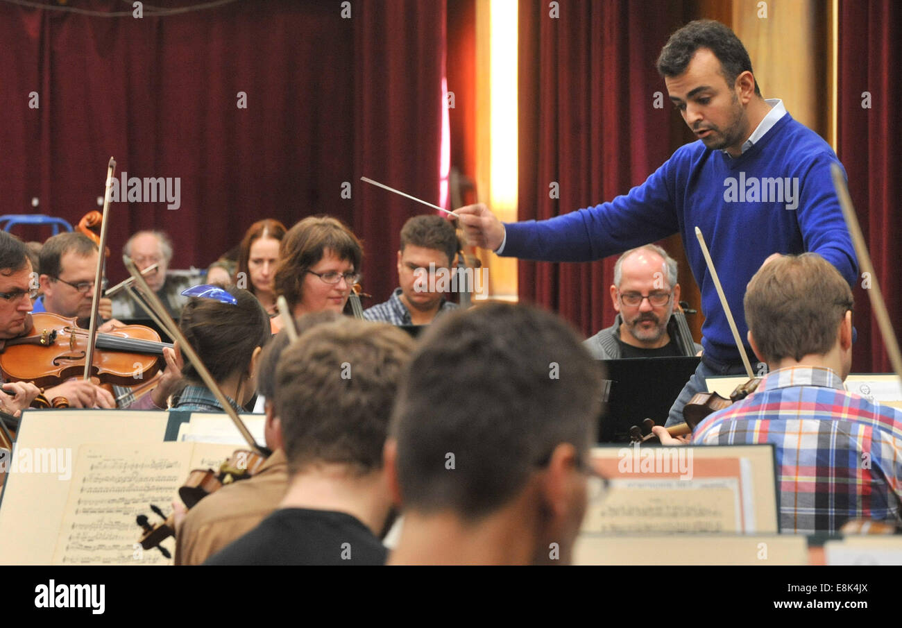 Ostrava, Czech Republic. 9th Oct, 2014. International conducting ...