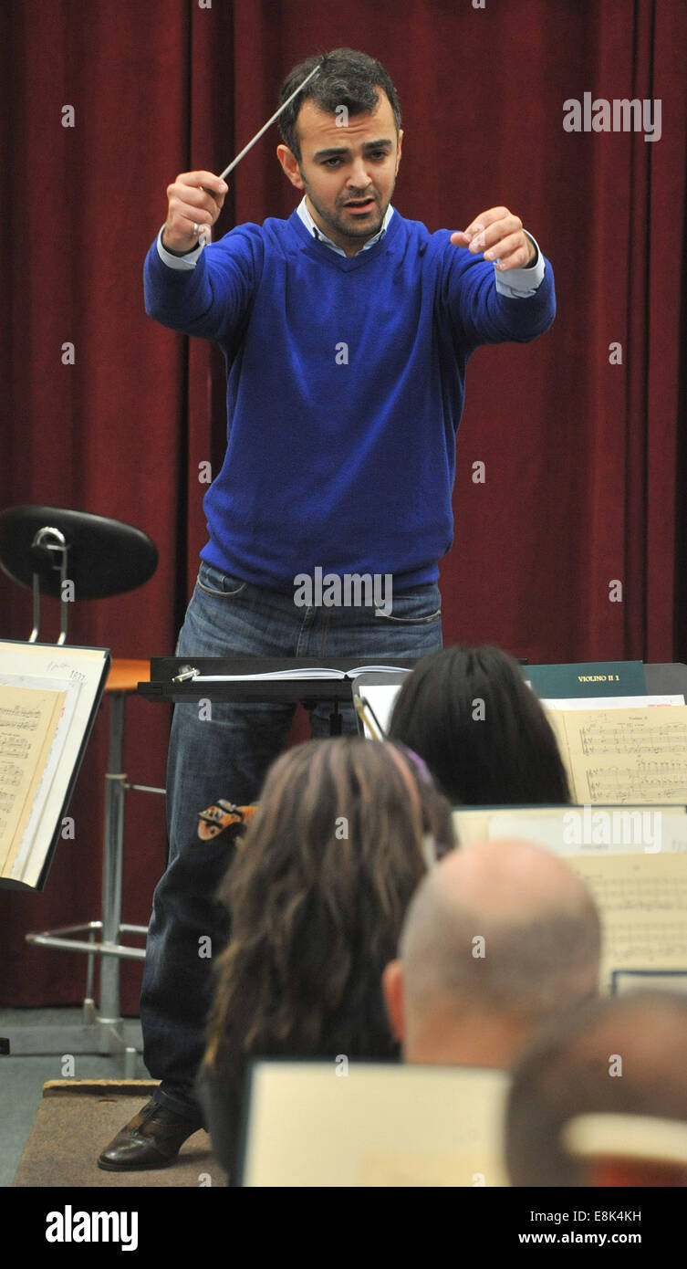 Ostrava, Czech Republic. 9th Oct, 2014. International conducting ...