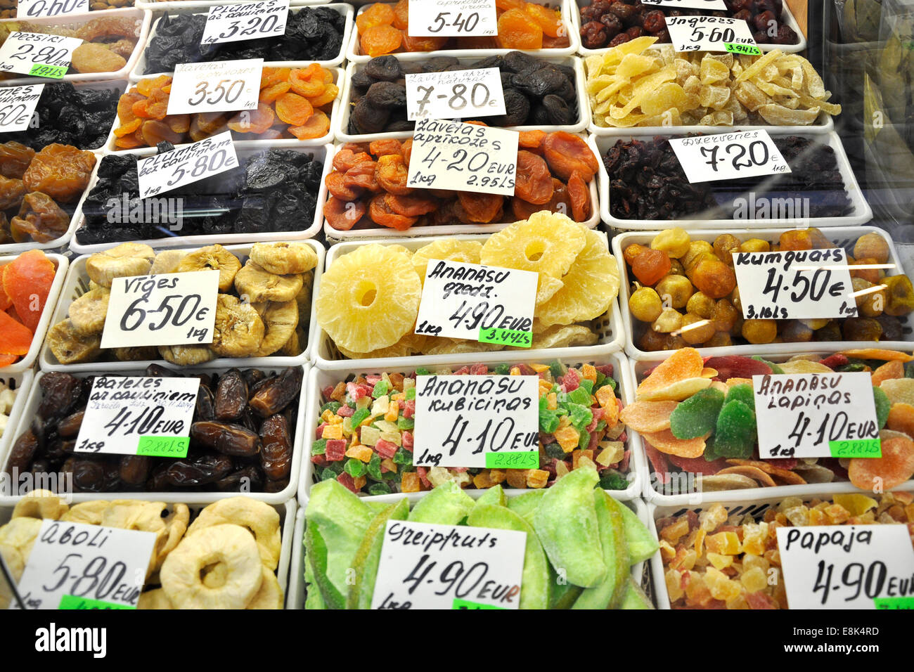 Latvia, Riga, spices market Stock Photo - Alamy