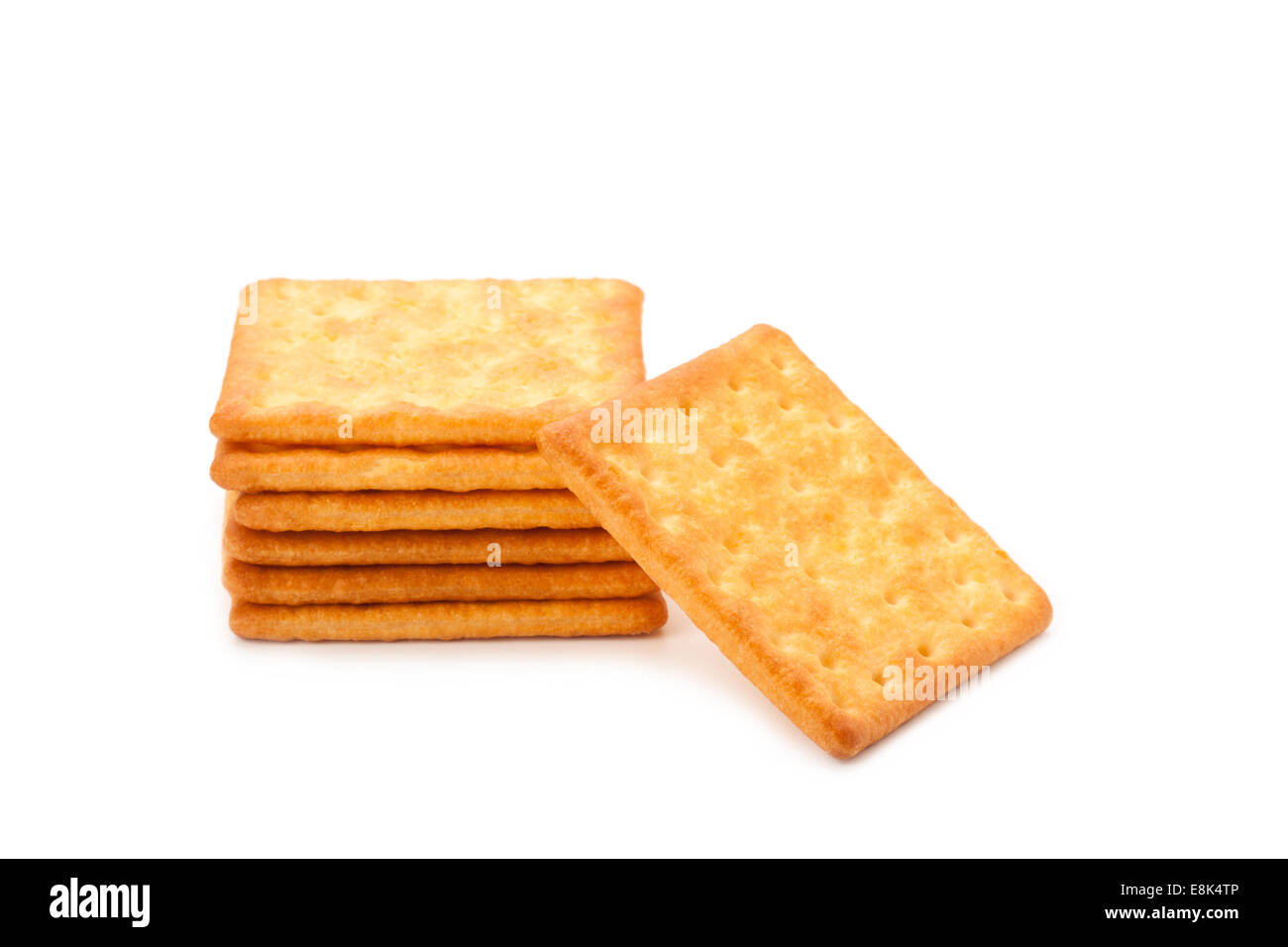 Crispy Biscuit isolated on white background Stock Photo - Alamy