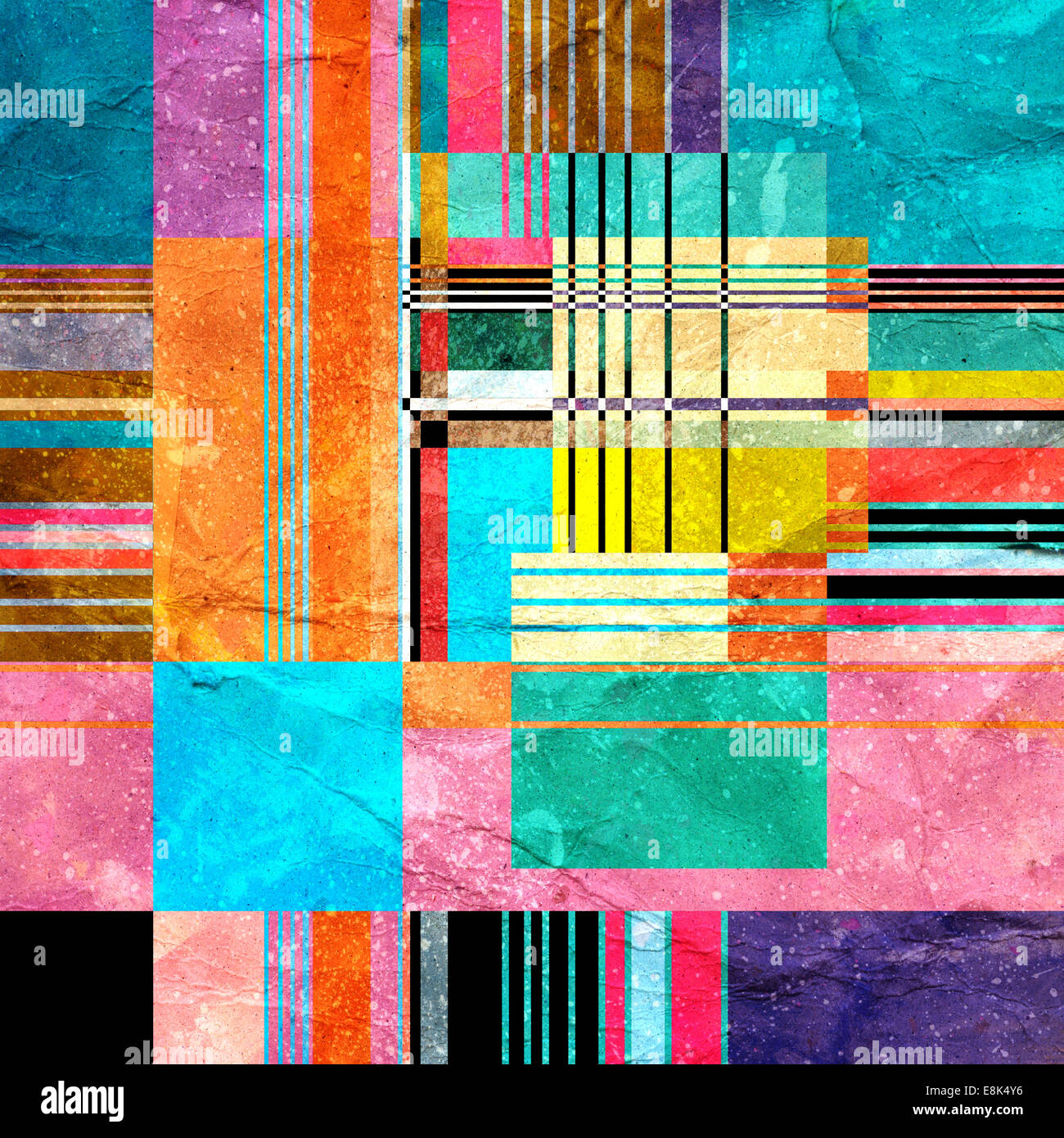 graphic abstract background with geometric elements Stock Photo - Alamy