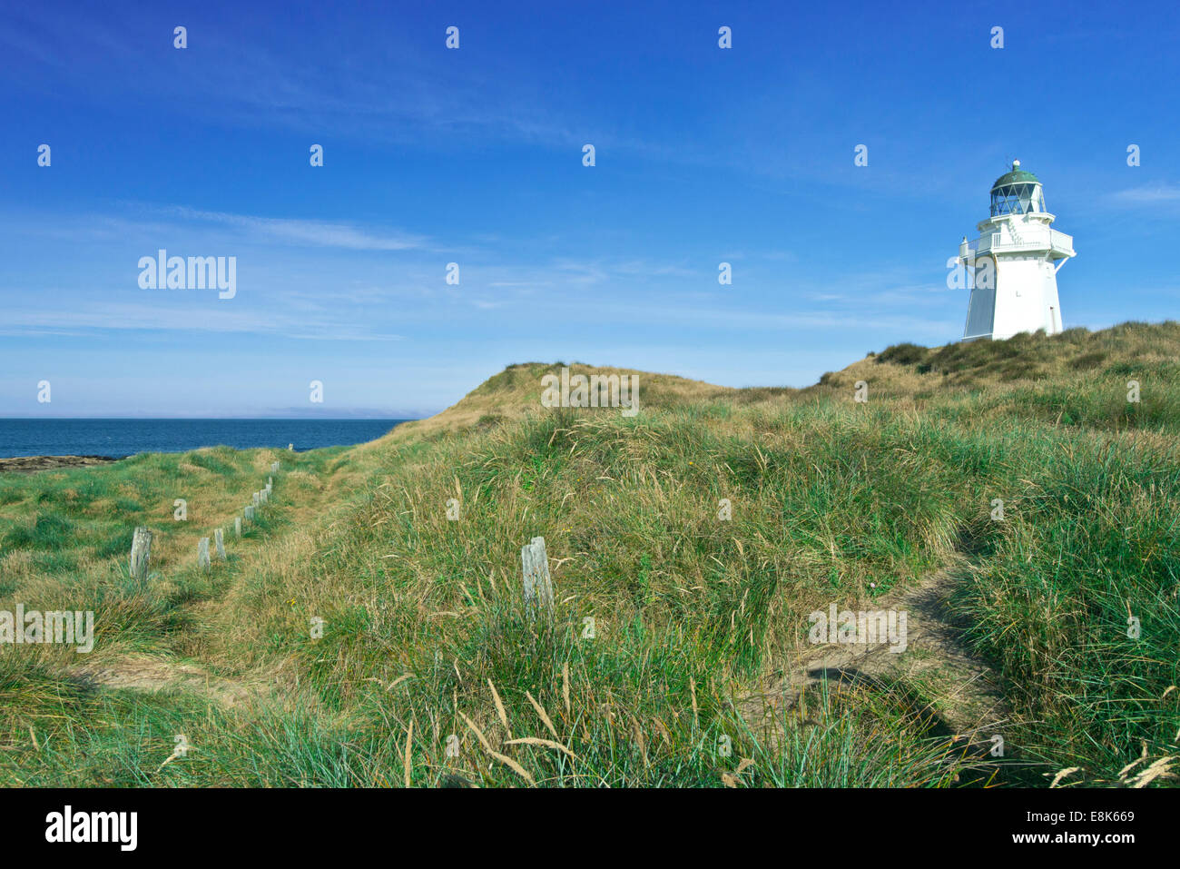 New Zealand, South Island, Catlins, Waipapa Lighthouse (Large format ...