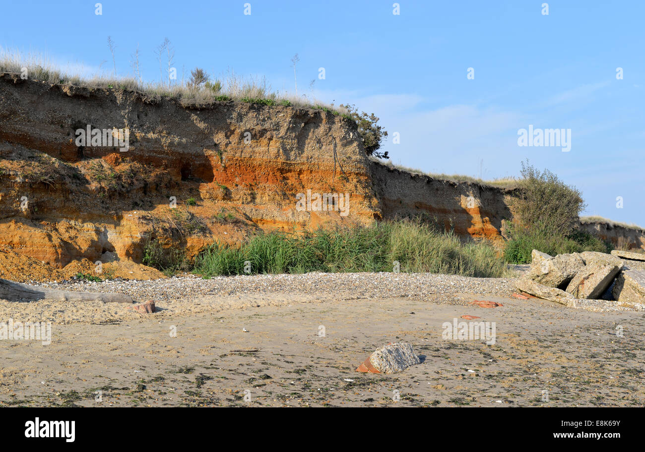 East Mersea: Cliffs Stock Photo - Alamy