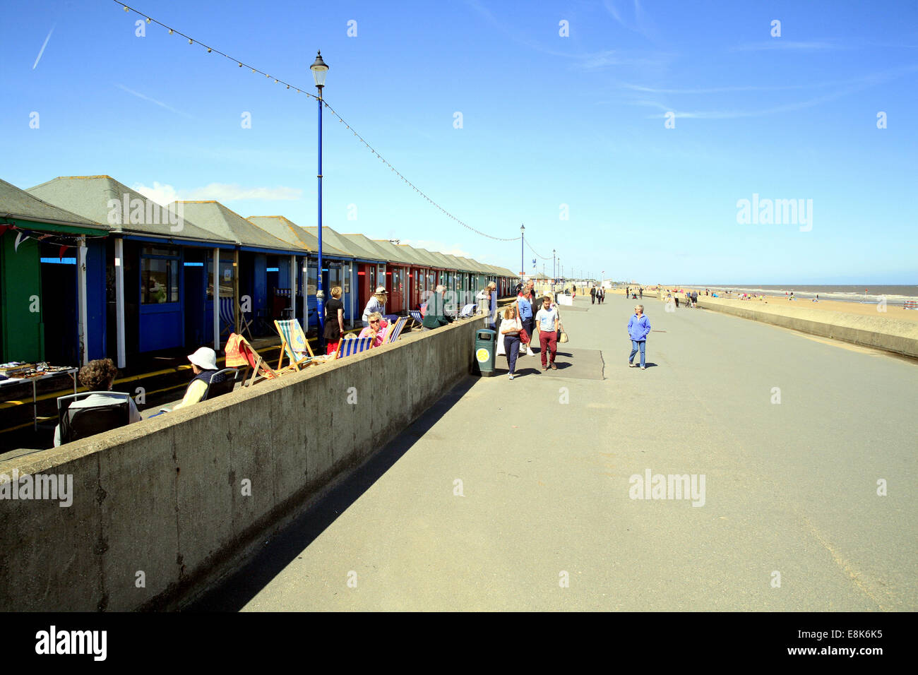 Mablethorpe beach seafront hi-res stock photography and images - Alamy