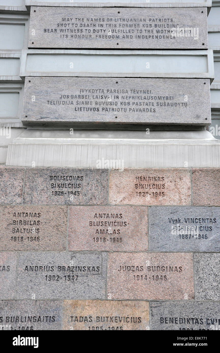 Lithuania, Vilnius, heroes memorial Stock Photo - Alamy