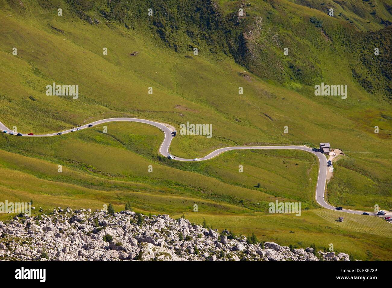 Driving alpine pass hi-res stock photography and images - Alamy