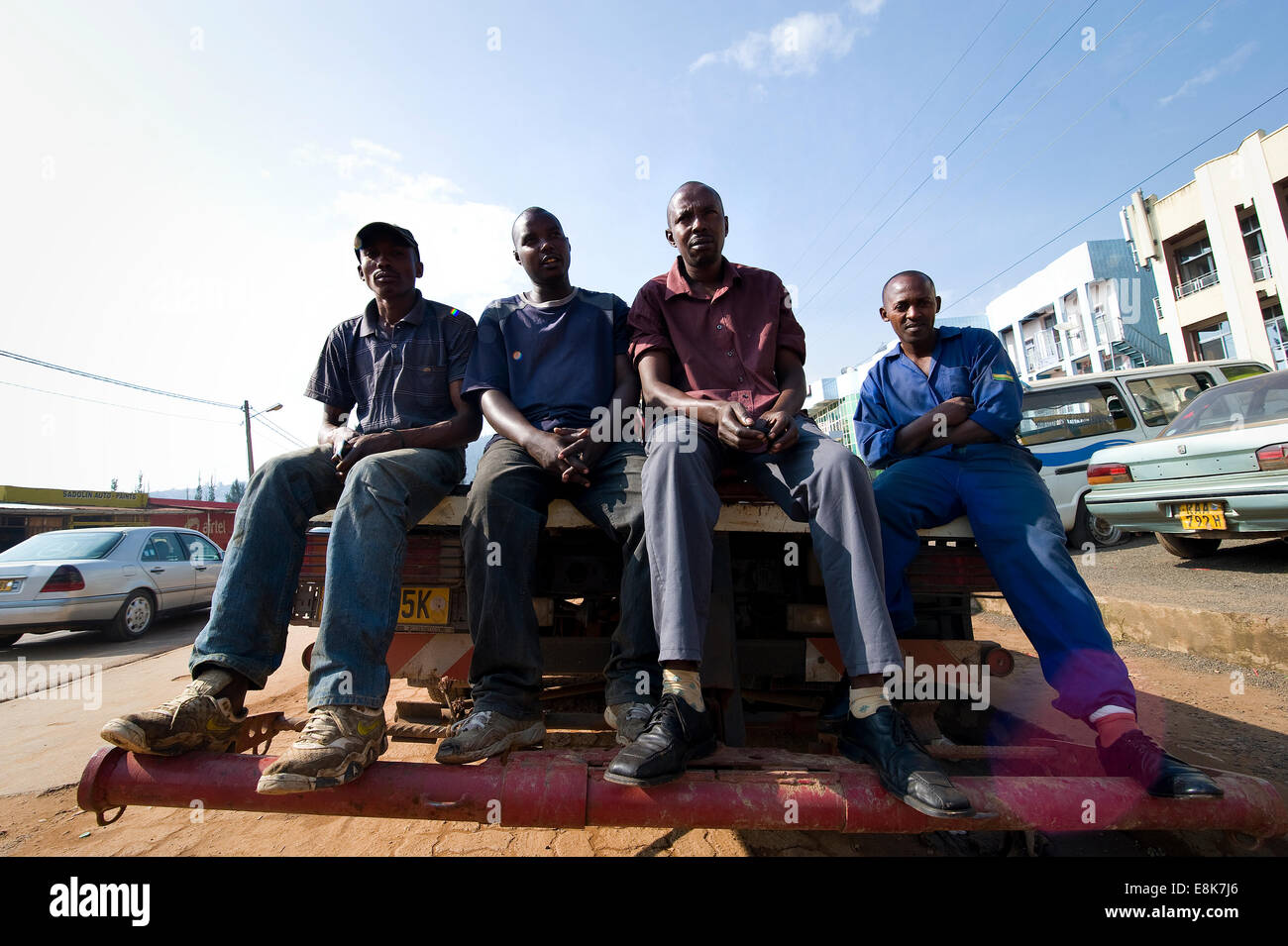 RWANDA, KIGALI: Street scenes in Rwanda's capital. People ...
