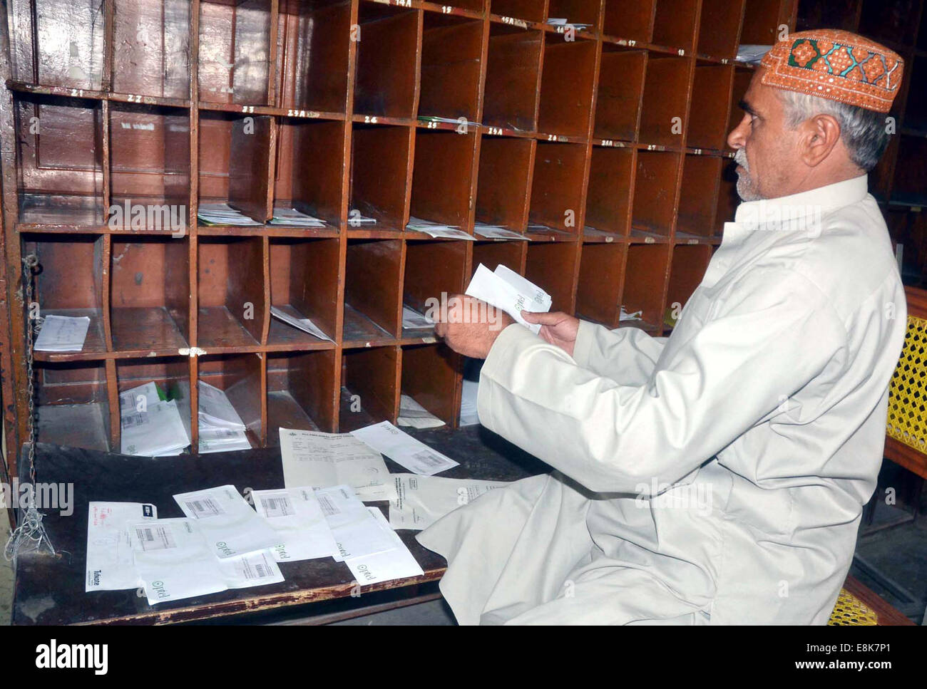 Busy postman hi-res stock photography and images - Alamy