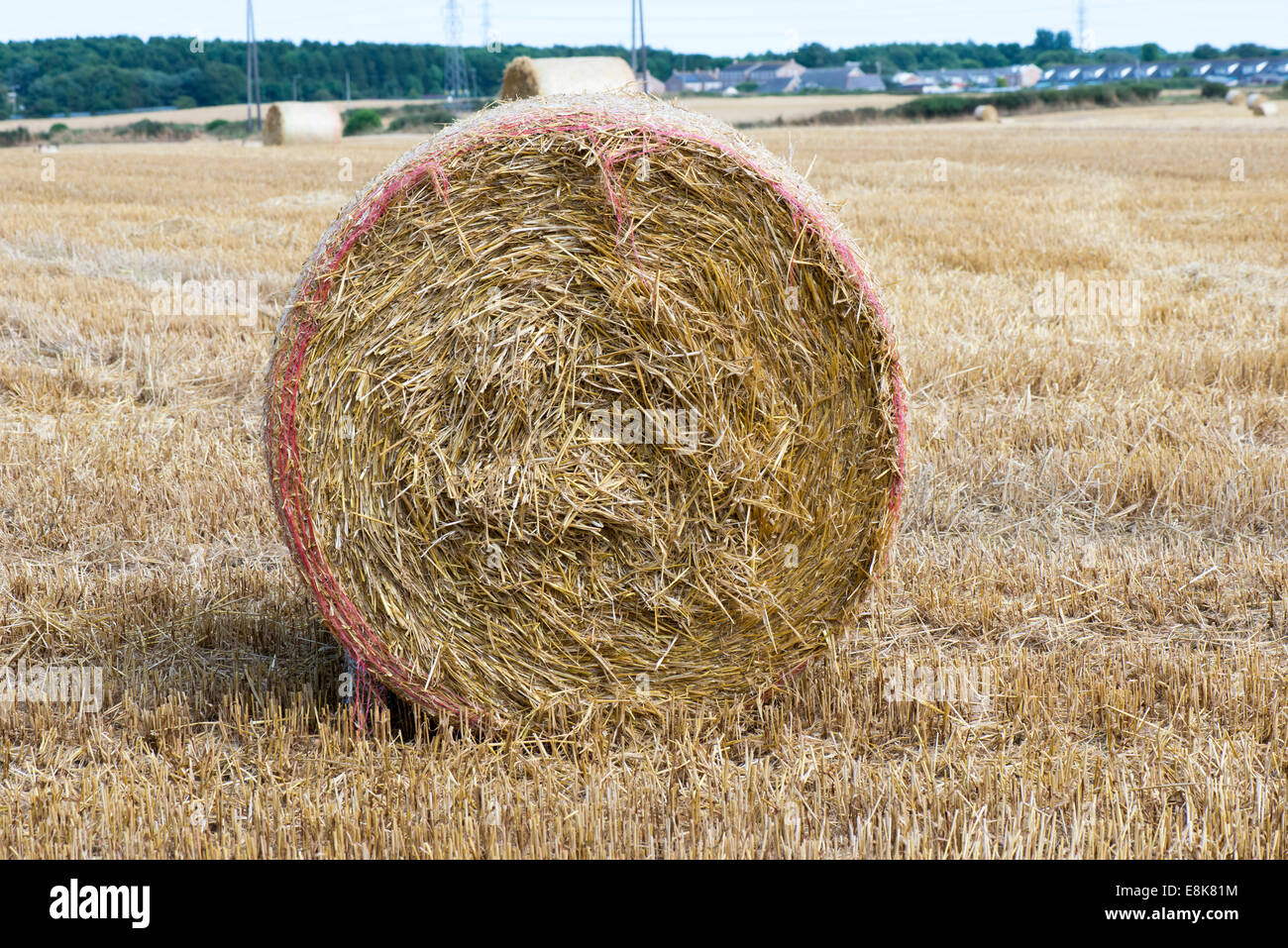 English hay bale hi-res stock photography and images - Alamy