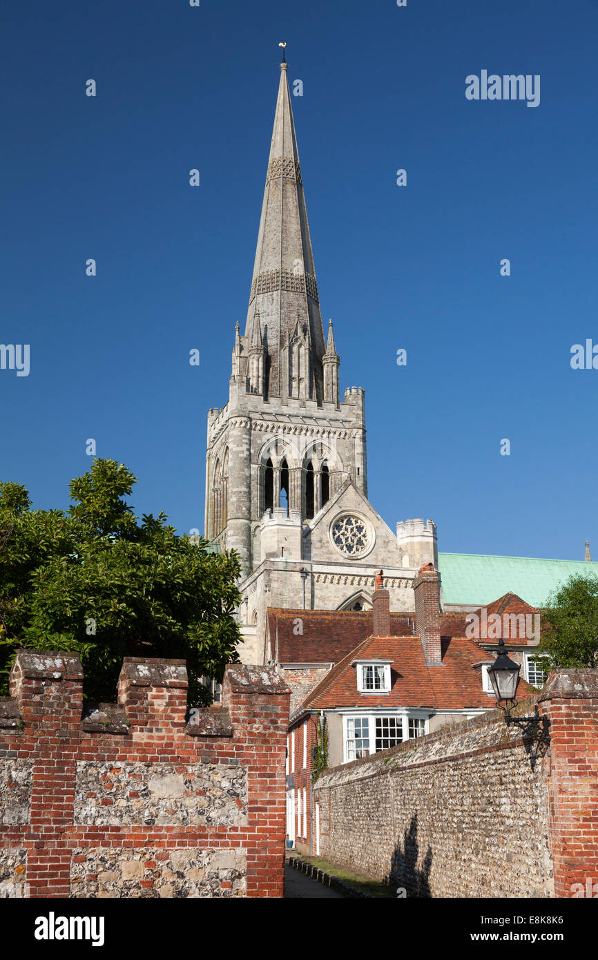 Chichester cathedral spire hi-res stock photography and images - Alamy