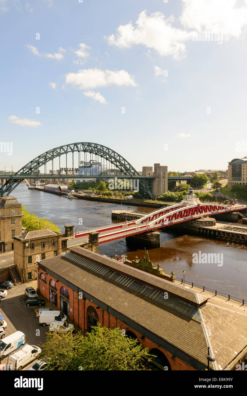 The Swing Bridge River Tyne High Resolution Stock Photography and ...