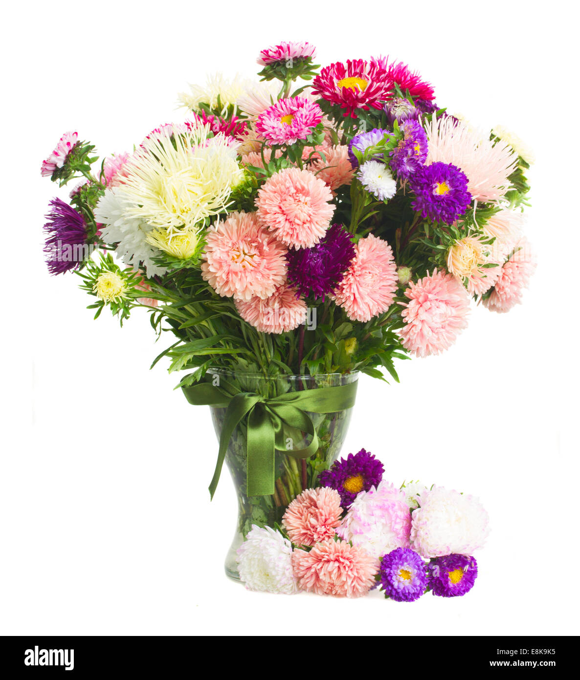 mix of aster flowers Stock Photo - Alamy