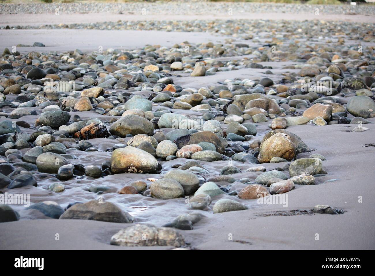 Beach sand rock rocks pebbles hi-res stock photography and images - Alamy