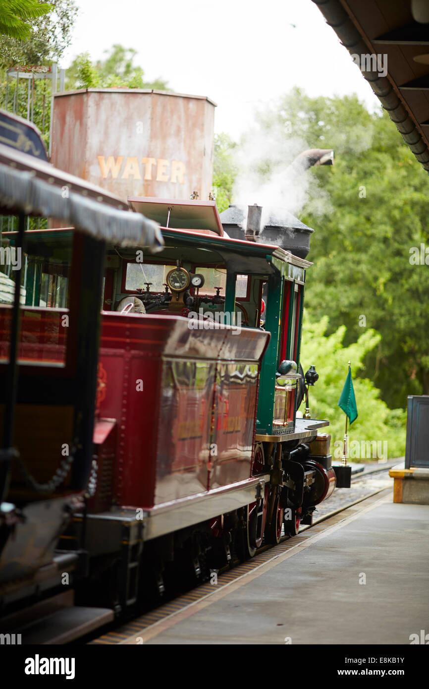 Disneyland steam engine hi-res stock photography and images - Alamy