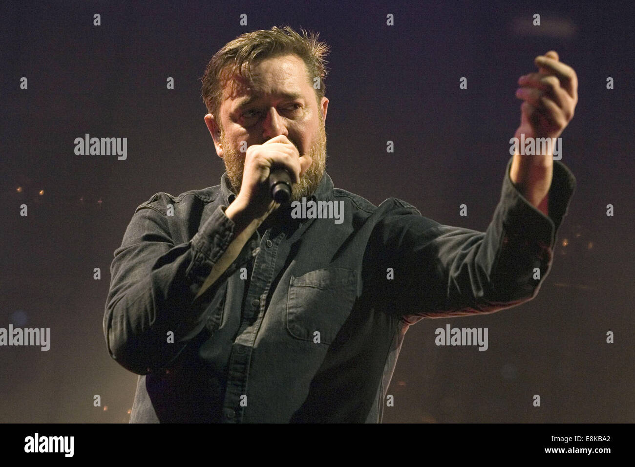 Elbow performing live in concert in the SSE Hydro at the SECC (Scottish ...
