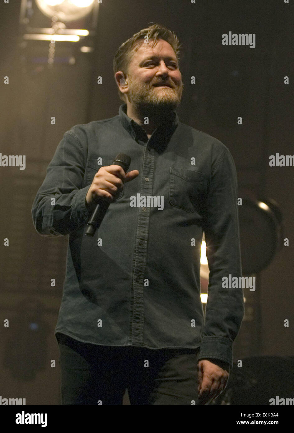 Elbow performing live in concert in the SSE Hydro at the SECC (Scottish ...