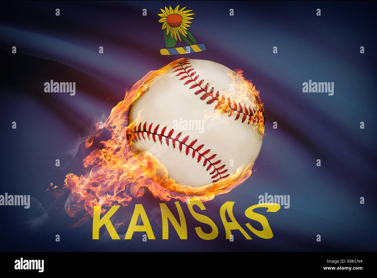 Kansas university flag hi-res stock photography and images - Alamy