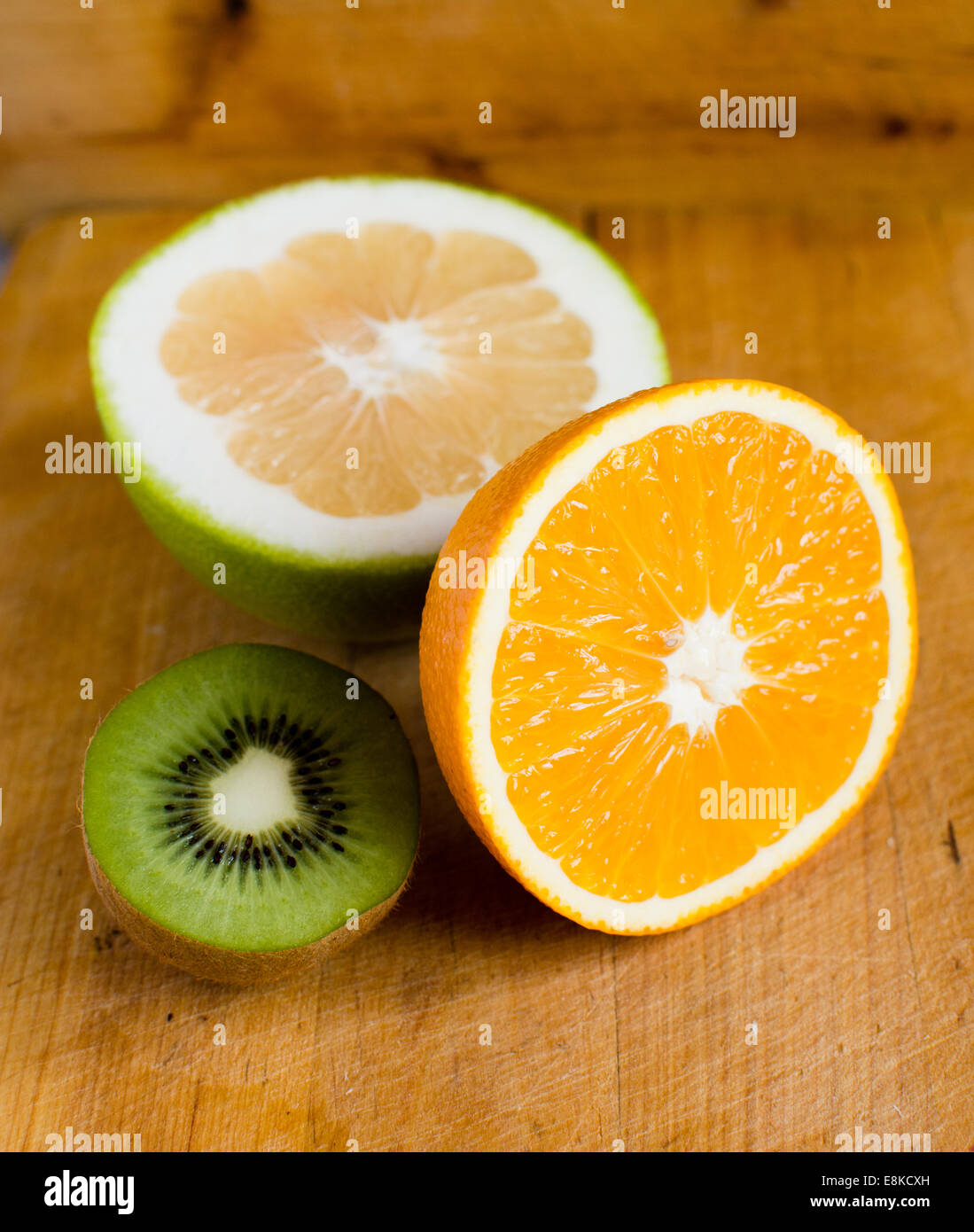 Orange fruit cut in half hi-res stock photography and images - Alamy