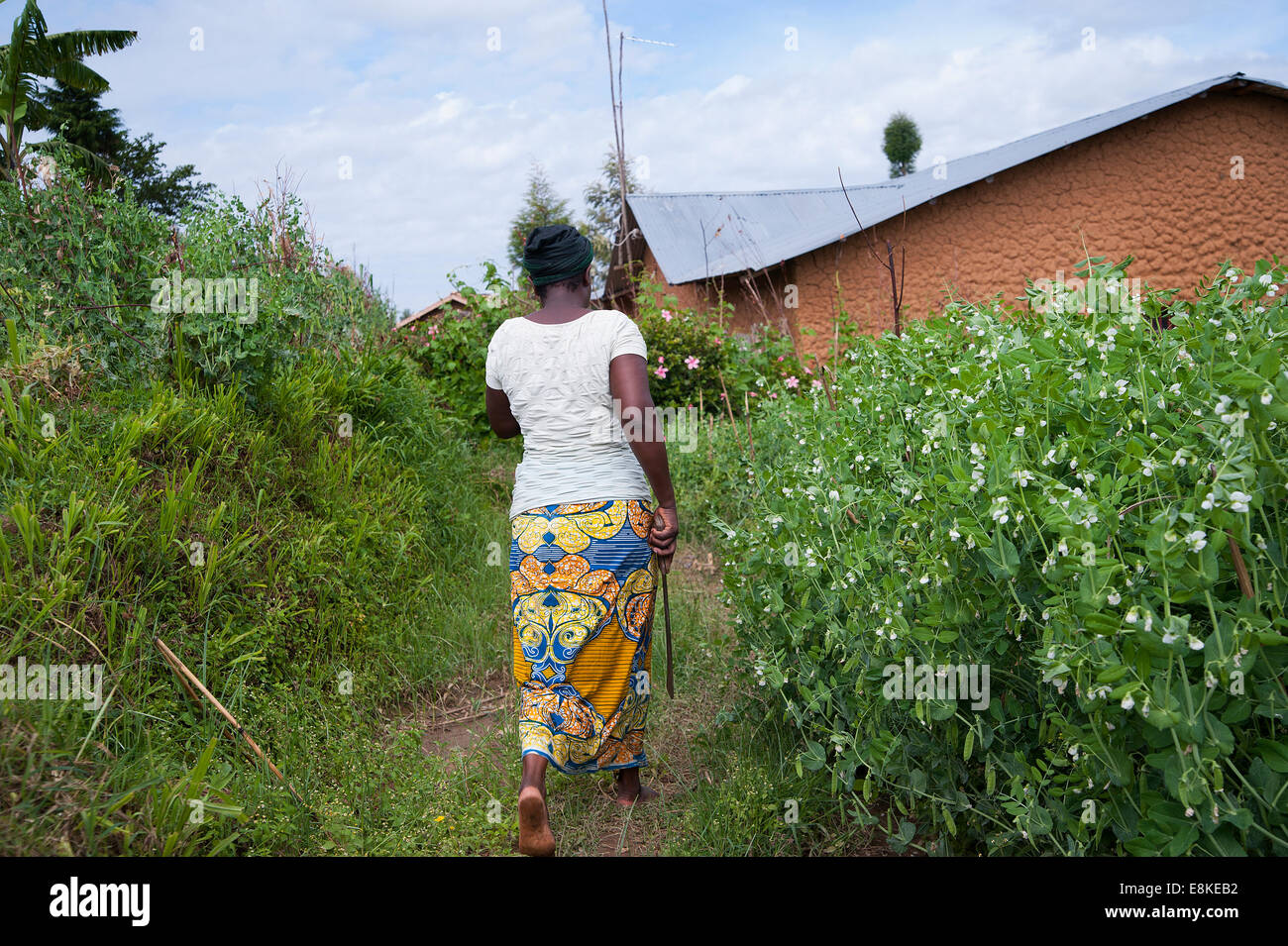 RWANDA, NYAMAGABE: Marie Mukadera lives in one of the poorest districts ...