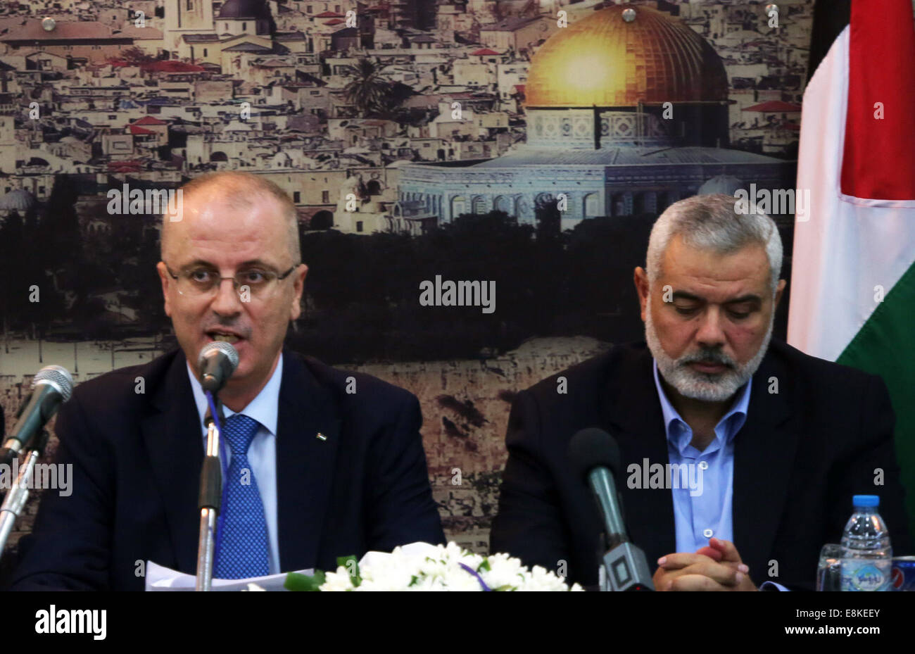 Gaza, Gaza Strip, Palestinian Territory. 9th Oct, 2014. Palestinian ...
