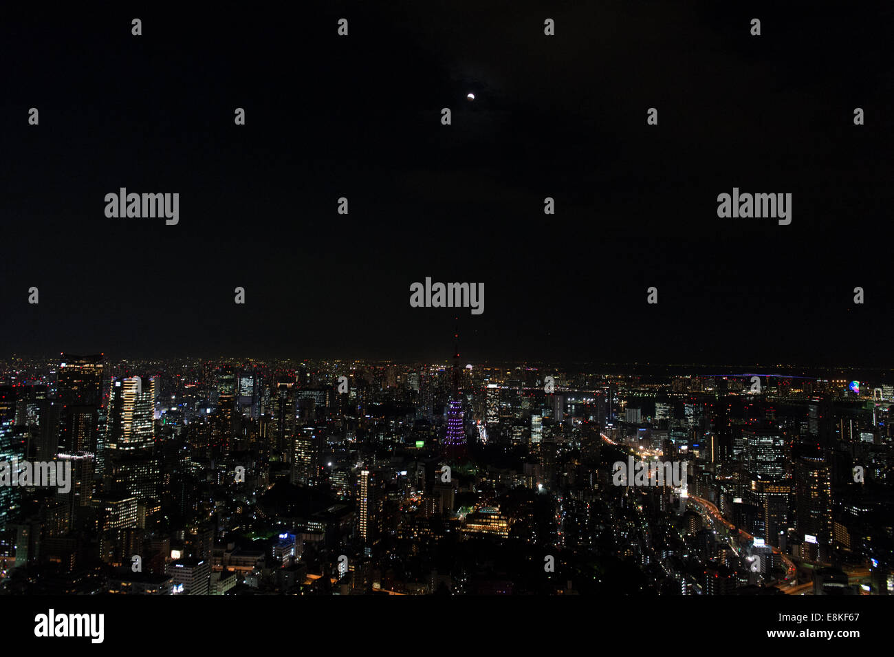 Tokyo, Japan. 8th Oct, 2014. A total lunar eclipse is seen on October 8 ...