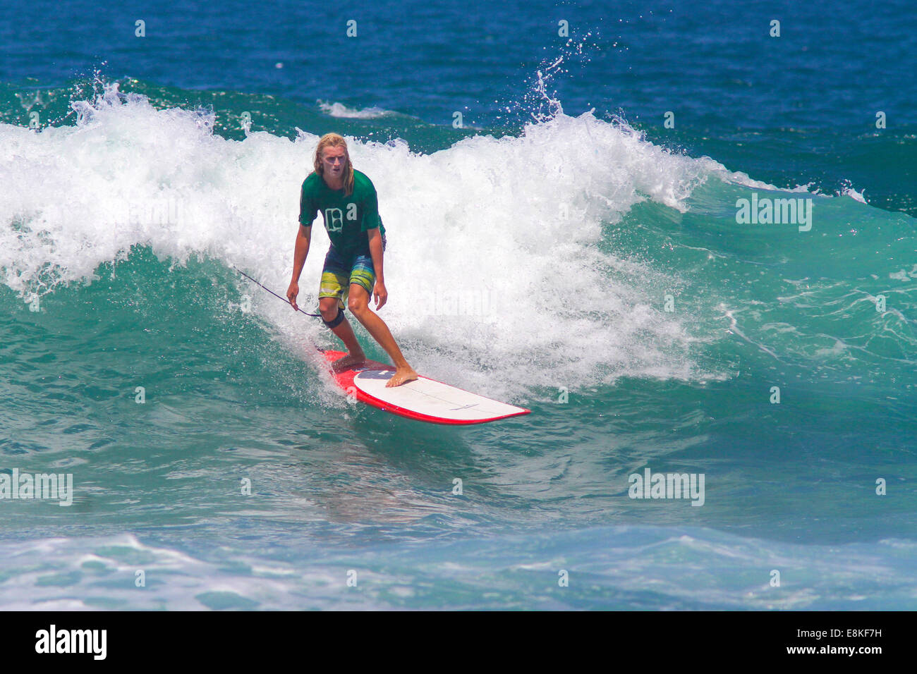Surfing in Kuta.Bali.Indonesia Stock Photo - Alamy