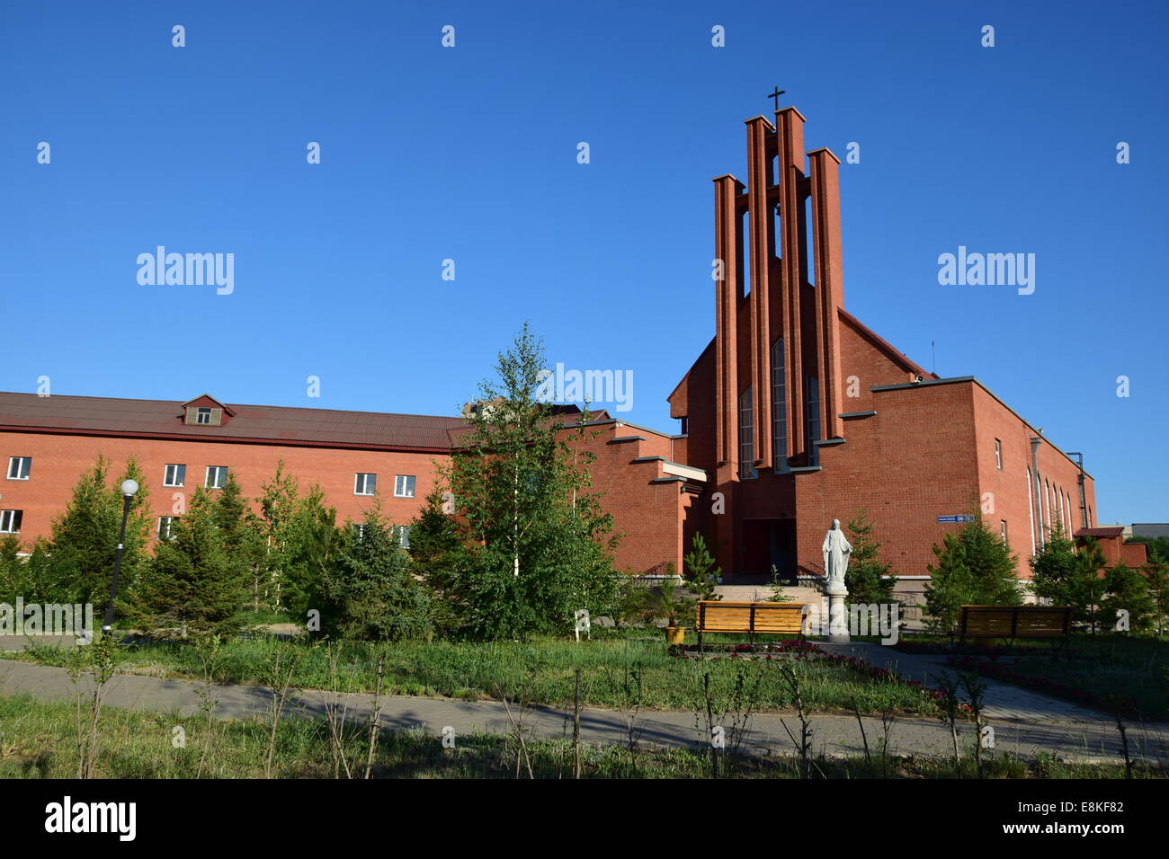 Catholic church in Astana, Kazakhstan Stock Photo - Alamy