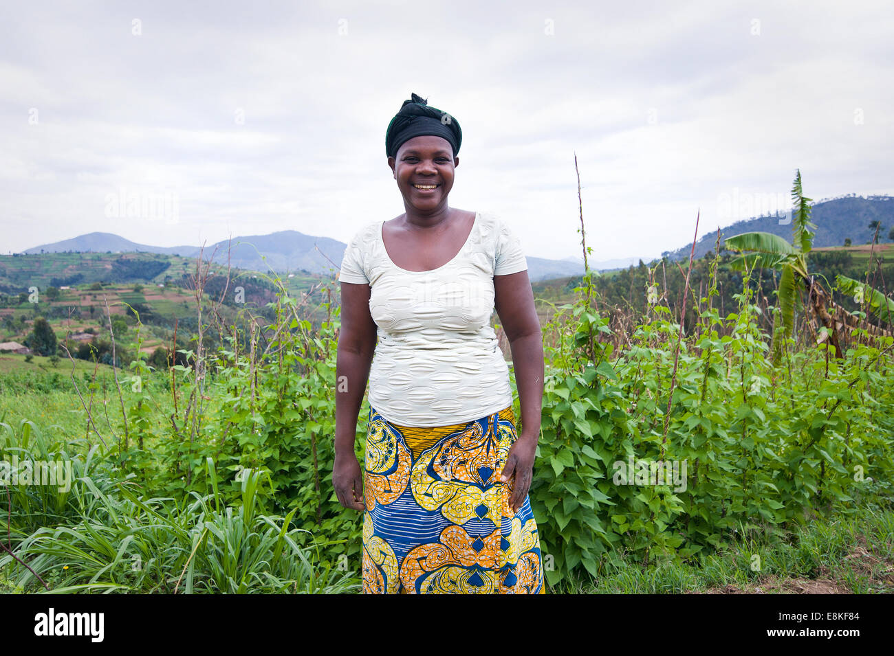 RWANDA, NYAMAGABE: Marie Mukadera lives in one of the poorest districts ...