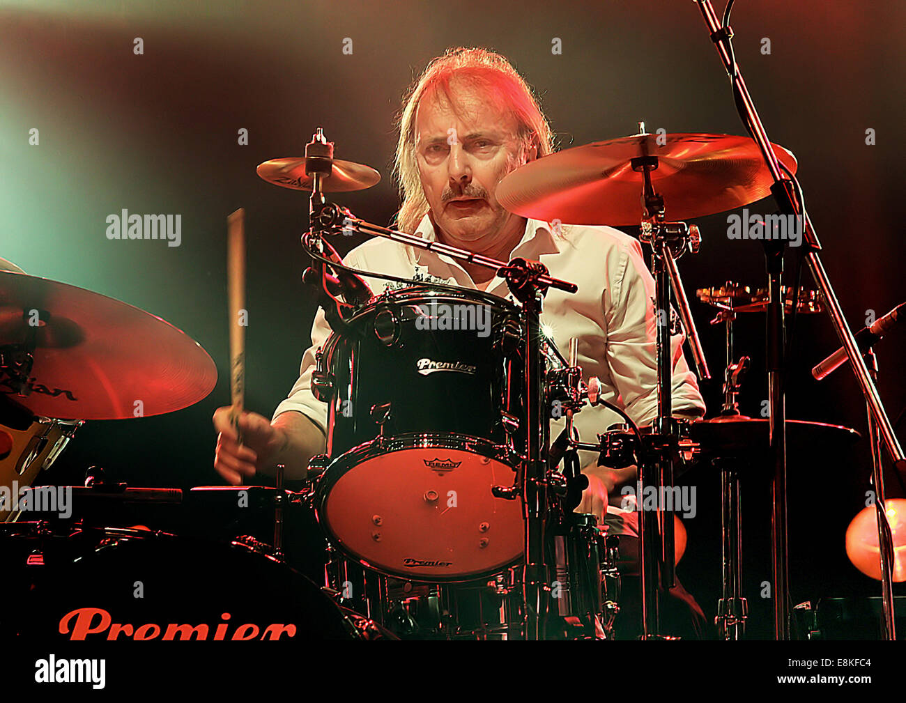 Status Quo performing live on stage on their 'Frantic Four' tour at ...