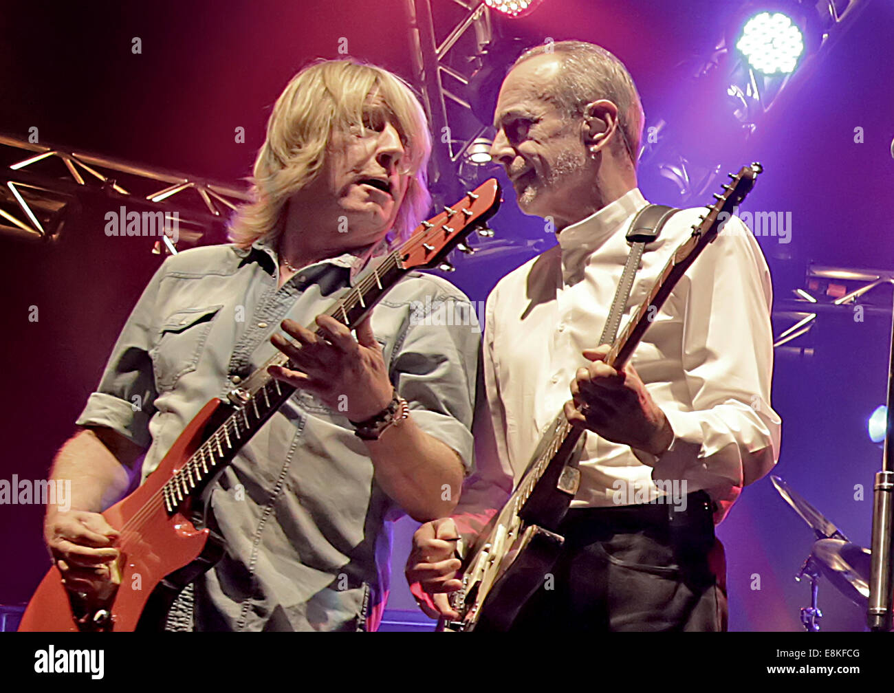 Status Quo performing live on stage on their 'Frantic Four' tour at ...